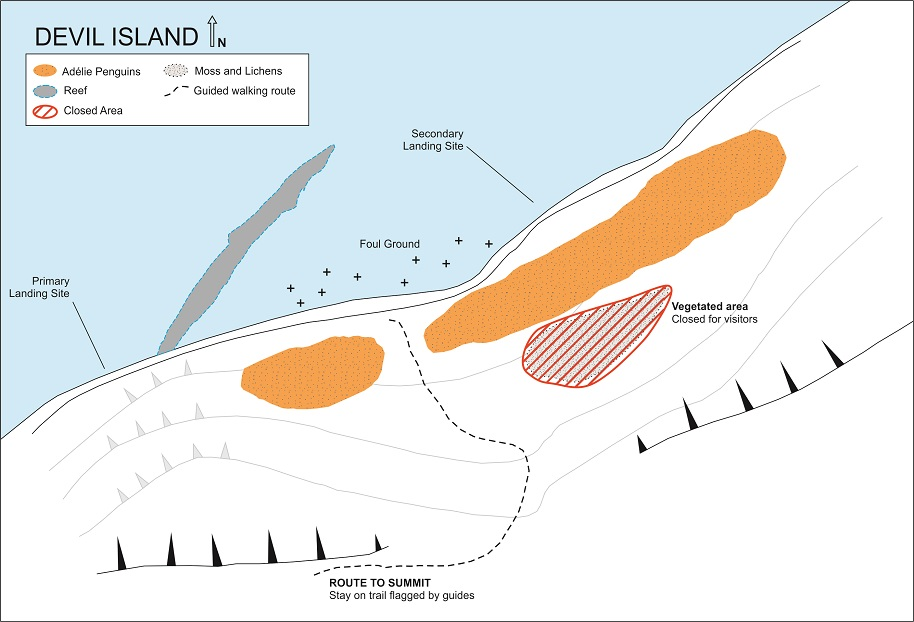 Visitor Site Guidelines - 16. Devil Island – Vega Island