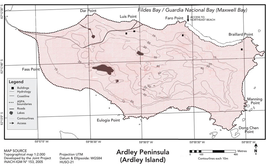 Visitor Site Guidelines - 31. Northeast beach of Ardley Island